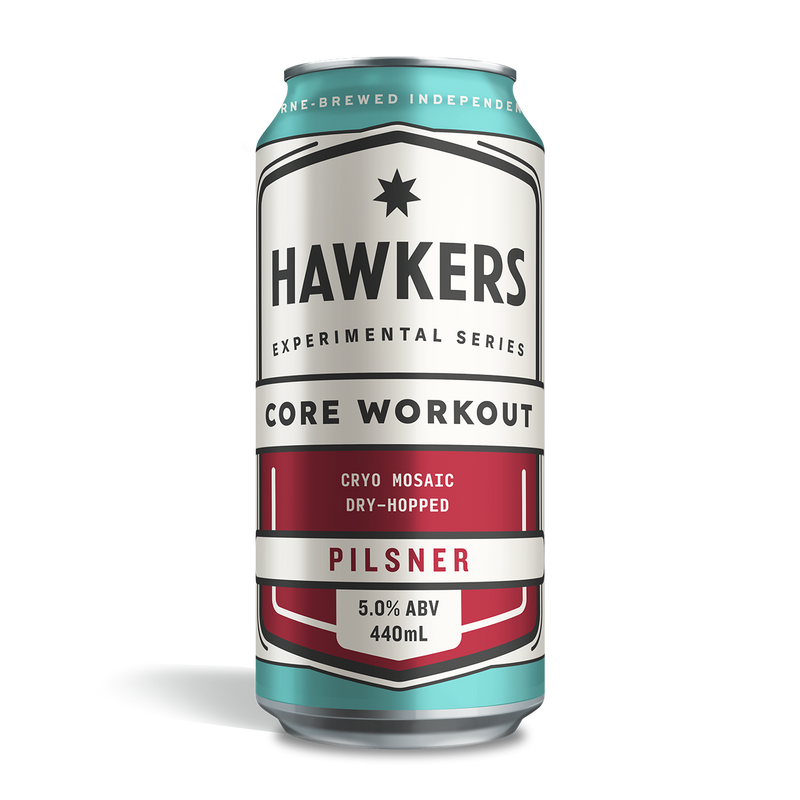 Core Workout - Pilsner | Hawkers Beer