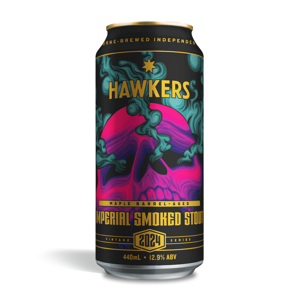 Maple Barrel Aged Imperial Smoked Stout (2024) | Hawkers Beer