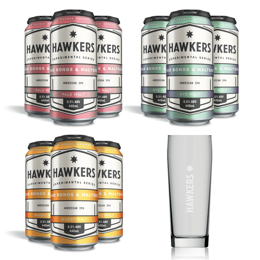 Maltsing Matilda - Sad Songs & Maltses Mixed 12 Pack | Hawkers Beer